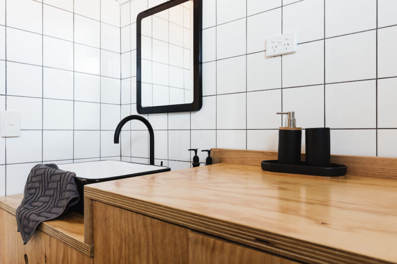 How To Add A Reclaimed Wood Vanity (Step By Step)