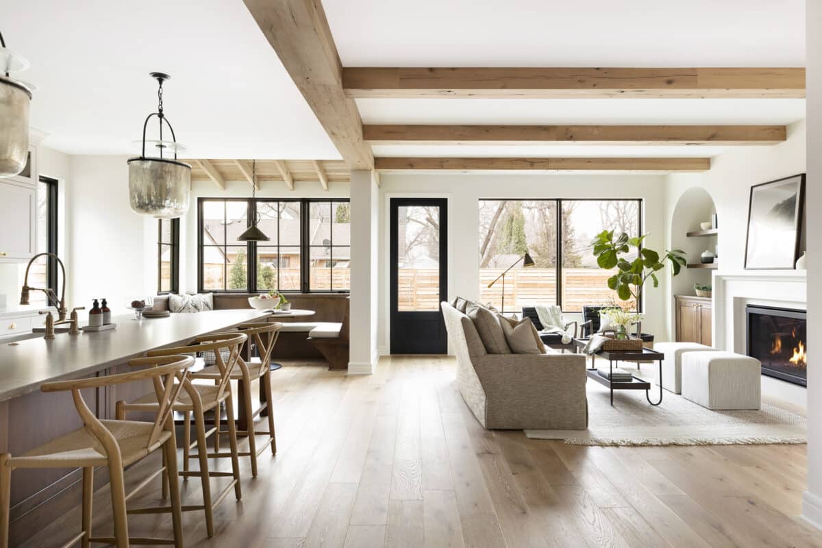5 Stunning Wood Ceiling Ideas Using Reclaimed Box Beams